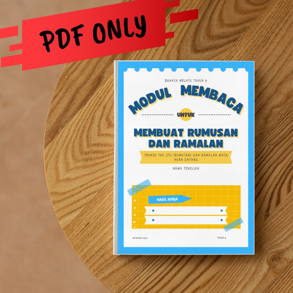 MODUL MEMBACA TAHUN 6 | Shopee Malaysia
