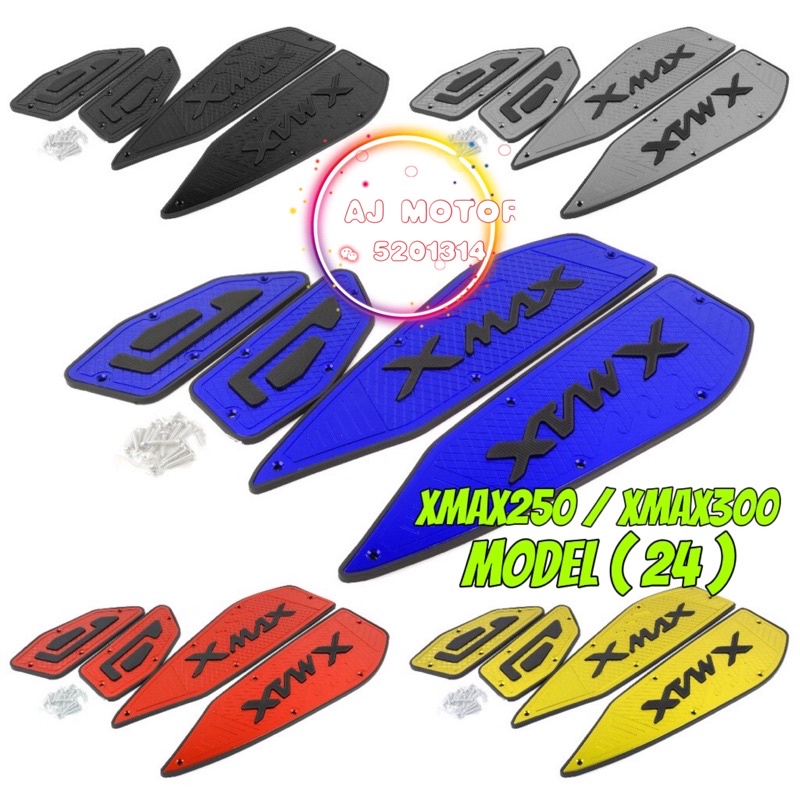 YAMAHA XMAX250 XMAX300 V1 V2 V3 CARPET FOOTBOARD CNC ALLOY FLOOR PANEL ...