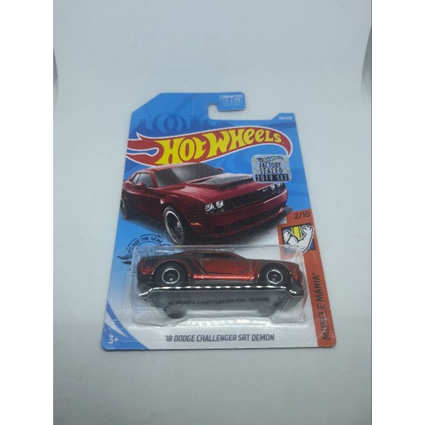 Hot Wheels 2018 Dodge Challenger Srt Demon Sth Super Treasure Hunt