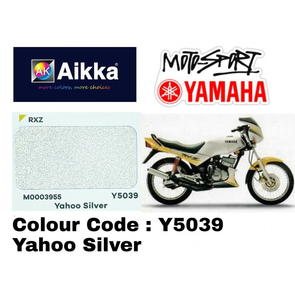 AIKKA Y5039 YAHOO SILVER YAMAHA 2K MOTOR PAINT | Shopee Malaysia