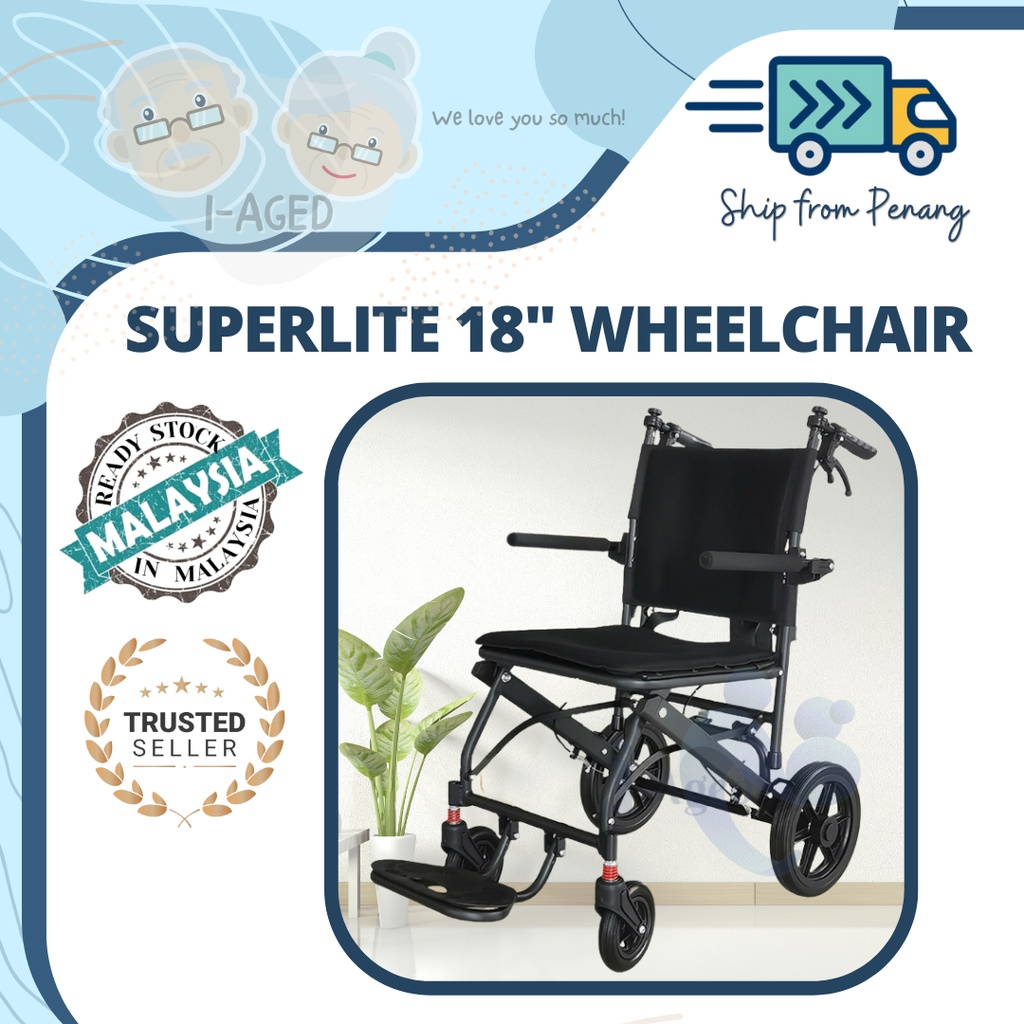Lightest Premium Lightweight Wheelchair/ Kerusi Roda Ringan/輕便手動輪椅 16 ...