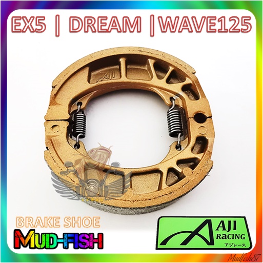 AJI RACING BRAKE SHOE + SPRINGS FOR HONDA EX5 | DREAM | WAVE125 ...