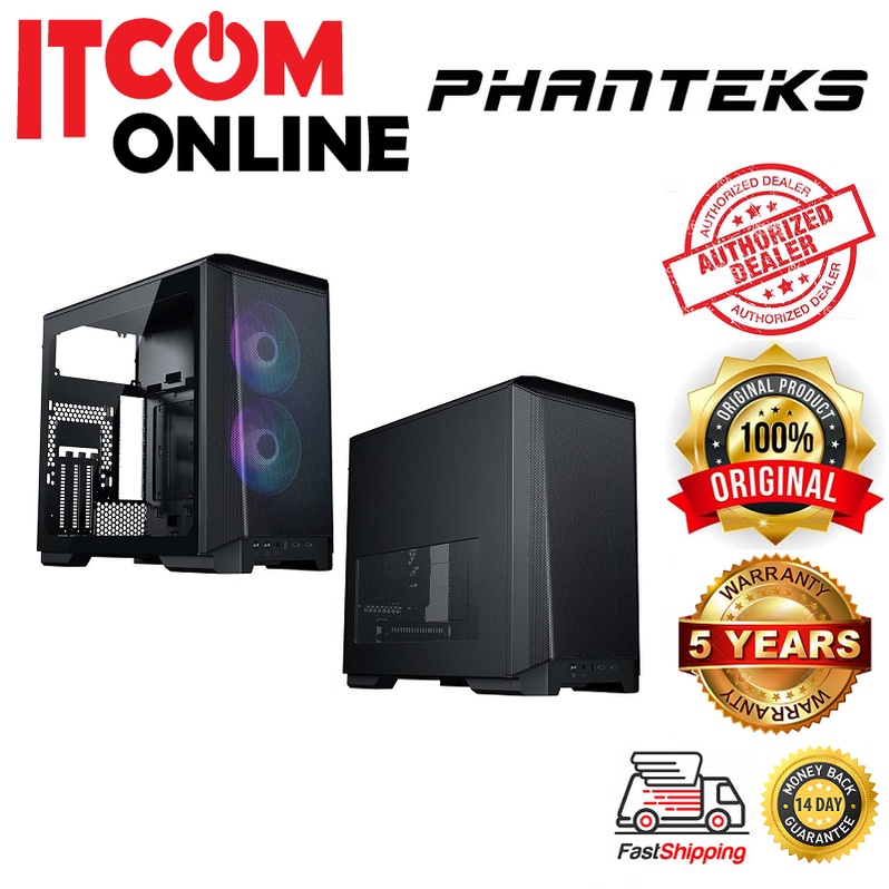 PHANTEKS P200A STEEL / TG SATIN ITX CASING (PH-EC200AC_BK01/PH-EC200ATG ...