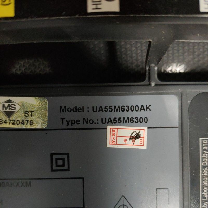 SAMSUNG SMART TV UA55M6300AK POWER BOARD MAIN BOARD TCON BOARD | Shopee Malaysia