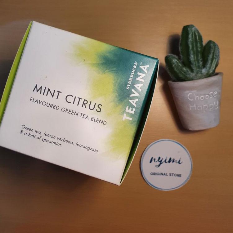 New.. Starbucks Teavana Mint Citrus (Flavoured Green Tea Blend) 12 Full ...