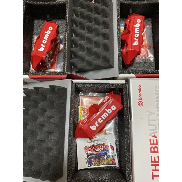 Brembo M4 Merah Powder Coating | Shopee Malaysia