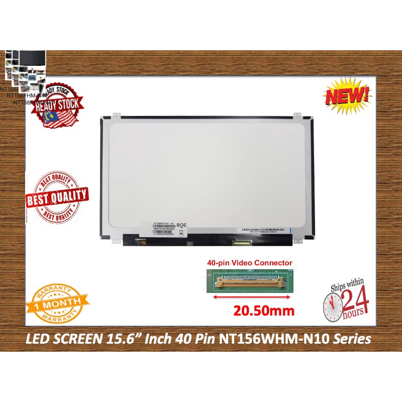 15.6 inch 40 Pin LED SCREEN For HP Pavilion DV6-7000 DV6T-7000 M6-1000 ...