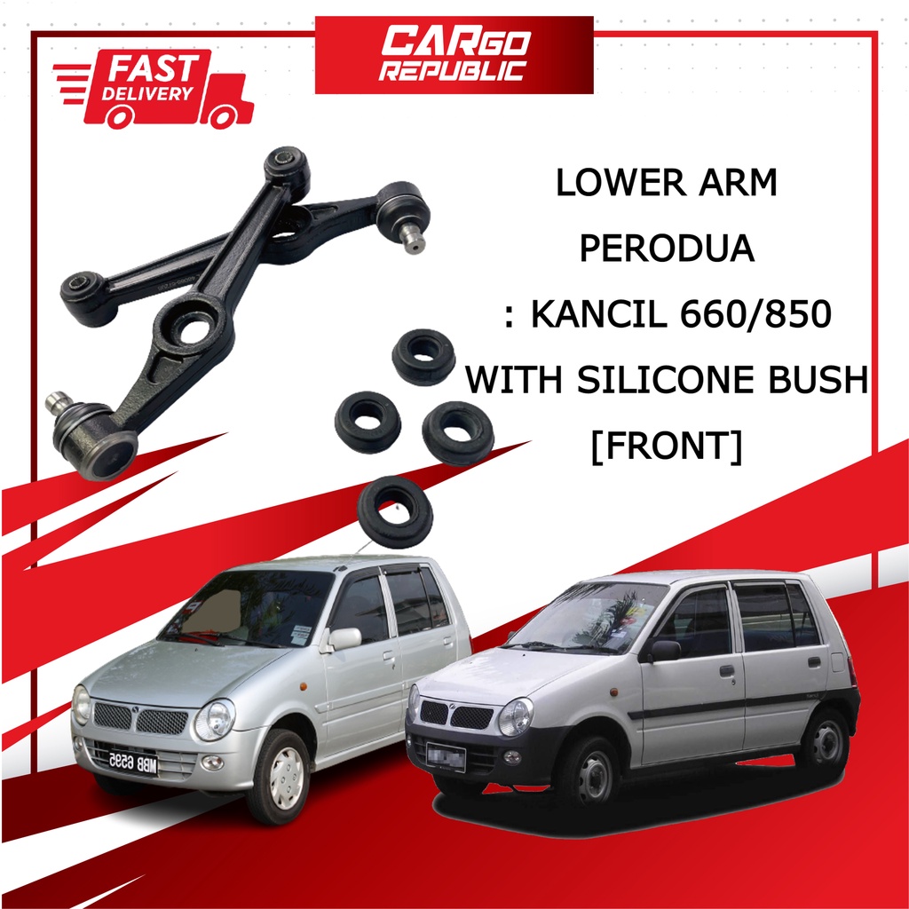 Lower Arm Perodua Kancil 660/850 With Silicone Bush Set Front (Depan ...