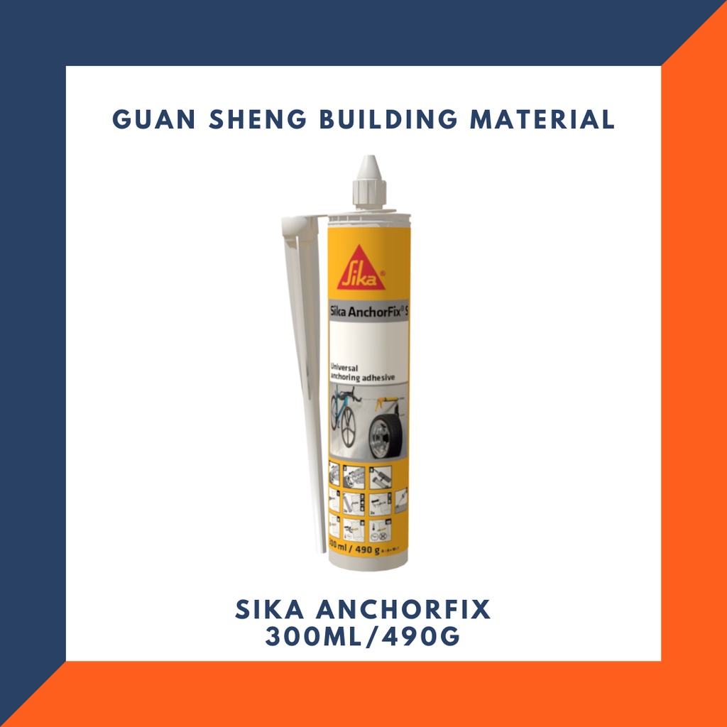 Sika Anchor Fix-S Fast Curing Anchoring Adhesive 300ml / SIKA ANCHOR ...