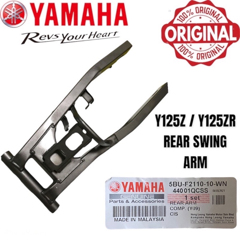 YAMAHA Y125 Y125Z Y125ZR 100% ORIGINAL HLY 125Z 125ZR (5BU) SWING ARM ...
