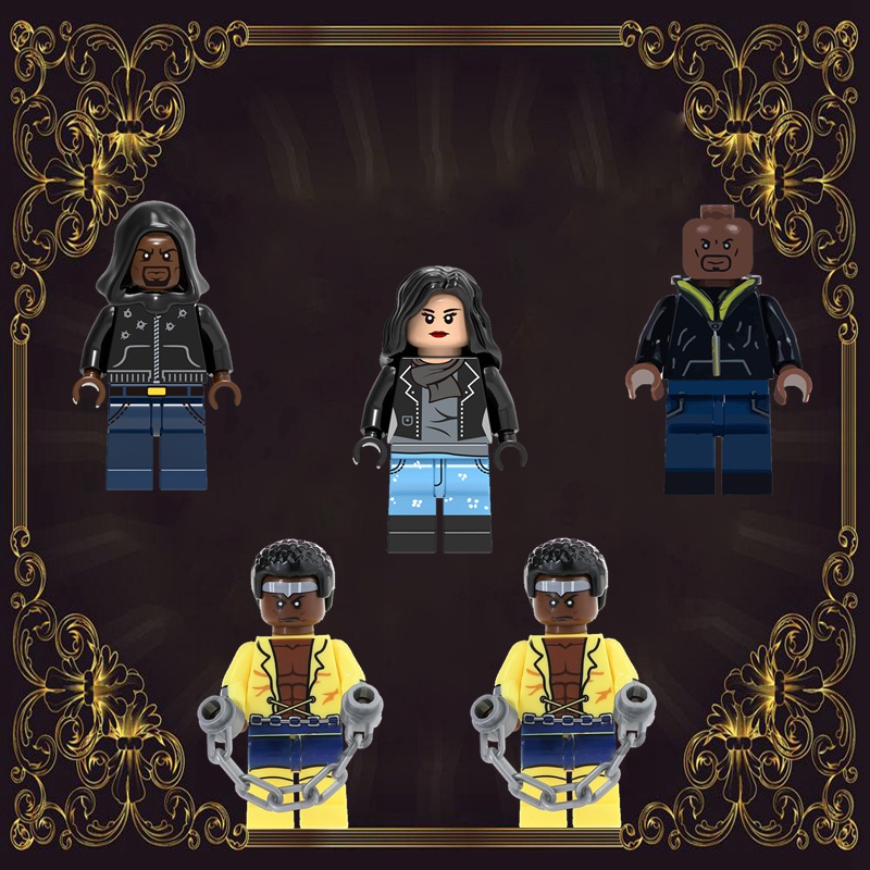 Hellboy Jessica Jones Marvel Birthday Gift Education Toys For Children DIY Building Blocks ...