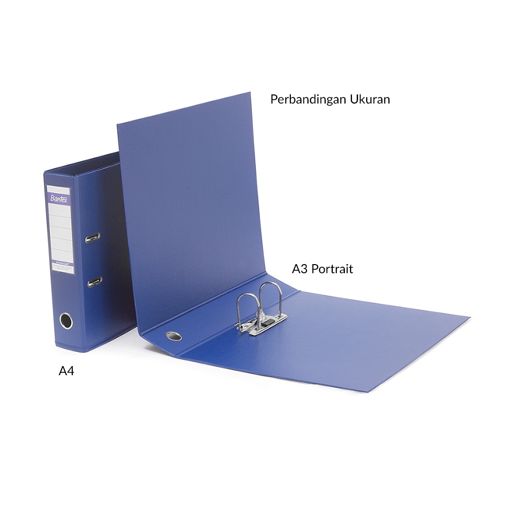 Bantex A3 Size Oblong File / Lever Arch File 70mm Landscape 1468 ...