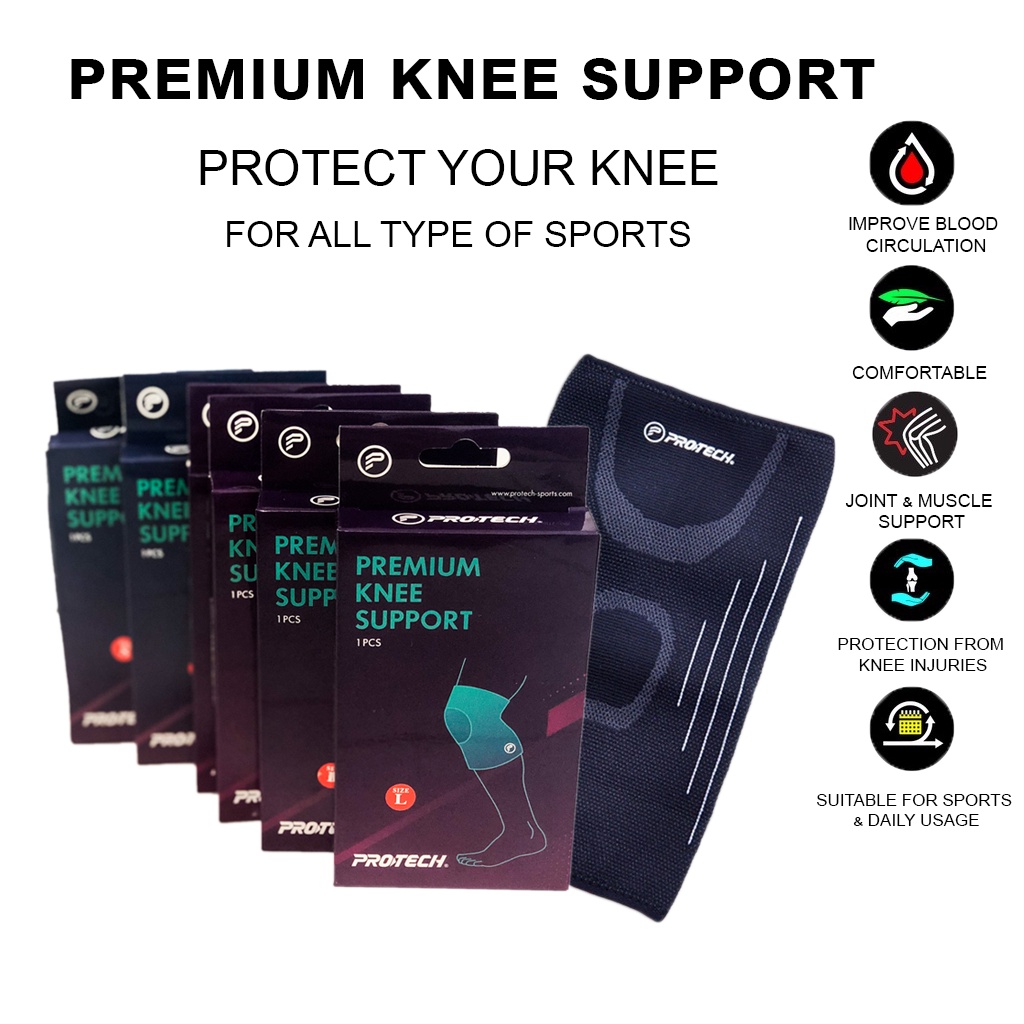 [MY Ready Stock] Original Premium Knee Support for ALL Sports ...