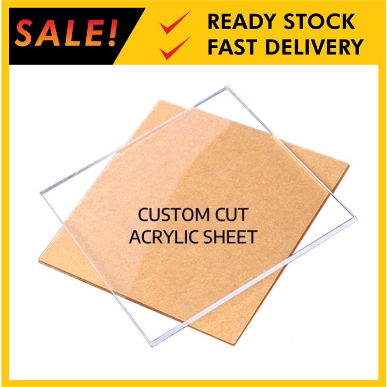 Acryic Sheet Custom Size 2MM / 3MM ( Chat Before Order ) | Shopee Malaysia