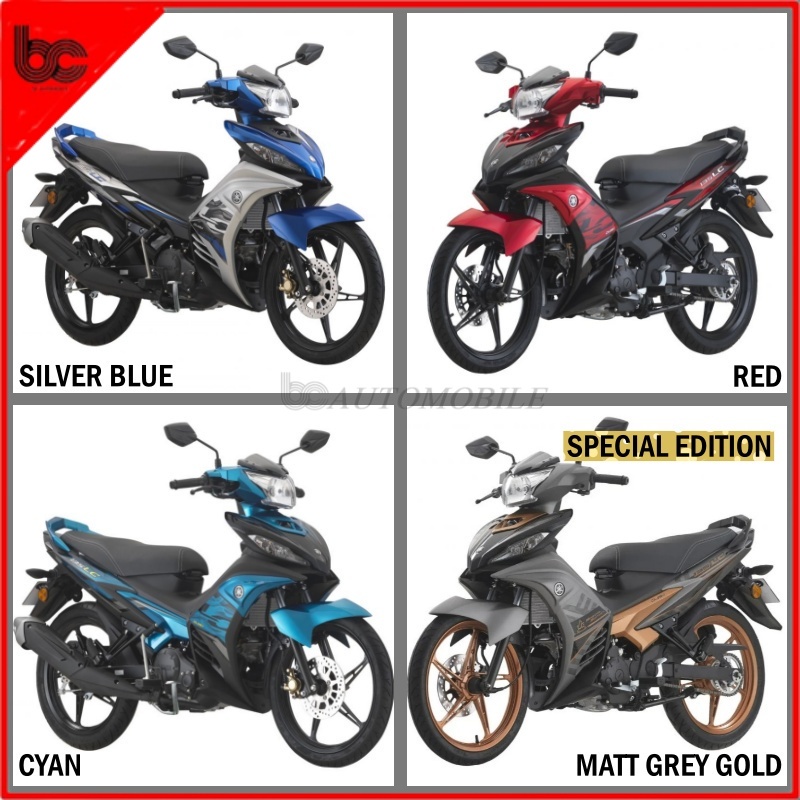 YAMAHA LC135 V7 ORIGINAL BODY SET WITH STICKER / COVER SET / RED / BLUE ...