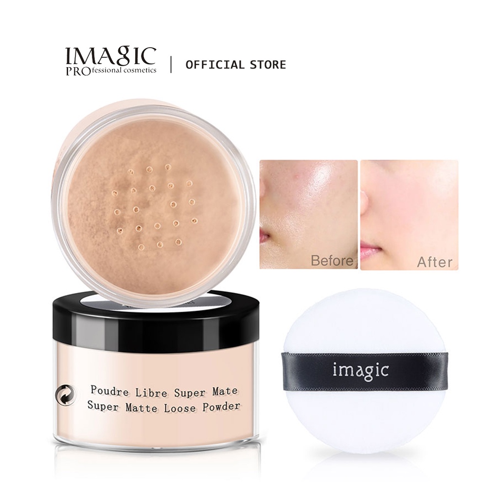 IMAGIC Professional Oil Control Fixed Makeup Finish Loose Powder Long ...