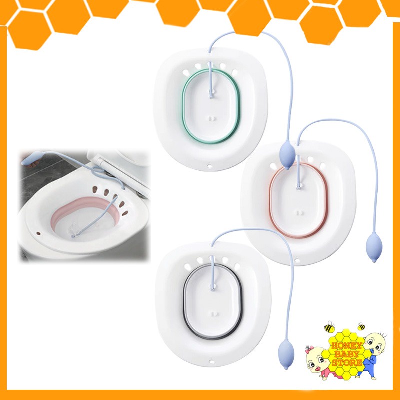 Autumnz Sitz Bath Baby Basin Toilet Seat Portable Baby Sitz Bath Care ...