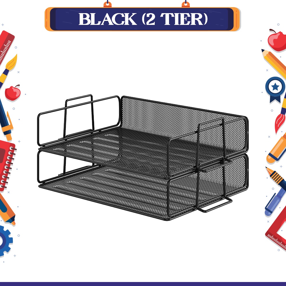 Innohut Metal Document Sorage Rack Document Tray Desktop Paper ...
