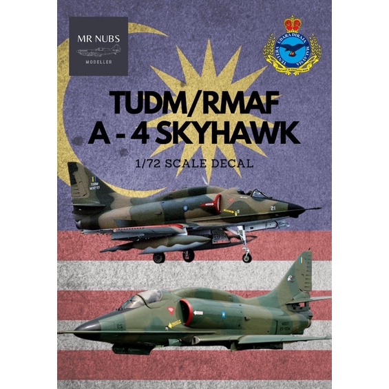 1:72 Scale TUDM/RMAF A-4PTM Skyhawk Decal | Shopee Malaysia