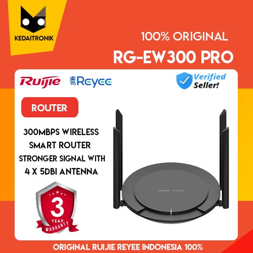 New Router Ruijie RG-EW300 PRO 300Mbps Wireless Smart Router | Shopee ...