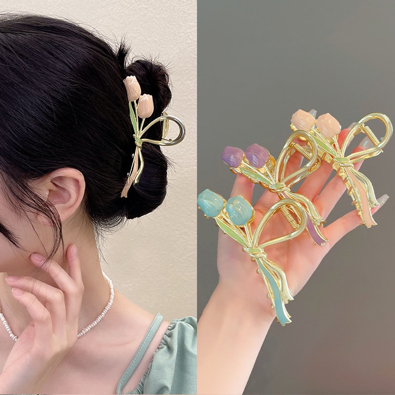 Japan Korea New Style Elegant Tulip Mori Sweet Cute Fashionable Clamp ...