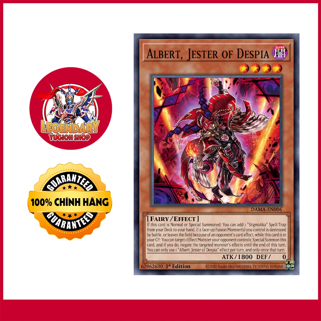 [Original Yugioh Card] Aluber the Jester of Despia | Shopee Malaysia
