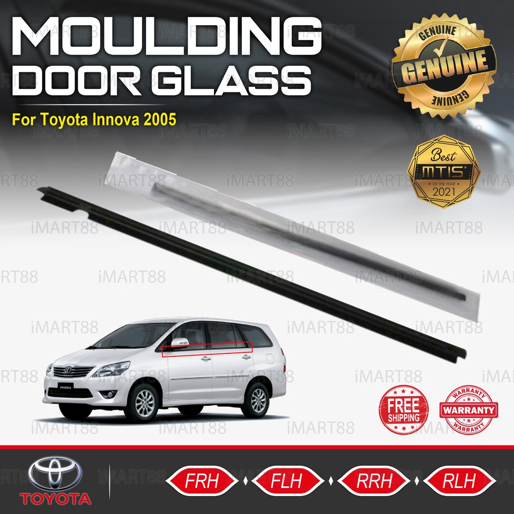 MTIS JAPAN TOYOTA INNOVA TGN40 2005 GLASS DOOR MOULDING SEAL RUBBER ...