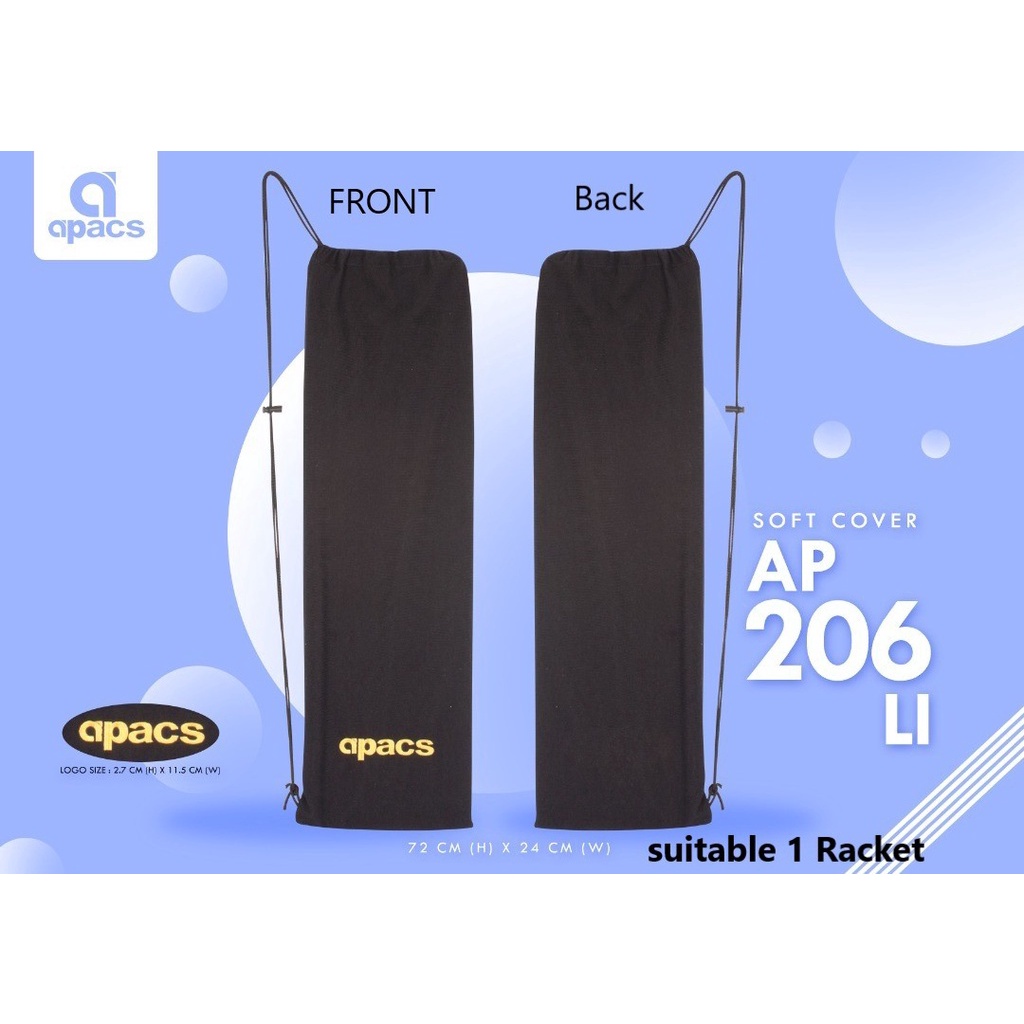 APACS Badminton Racket bag Raket beg kain Beg cover sesuai 1 pcs Raket ...