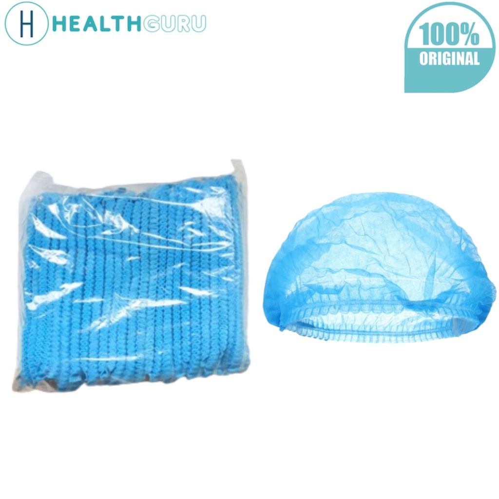 HealthGuru Disposable Hair Net Non-woven Anti Dust Stripe Cap ...