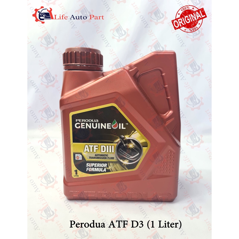 PERODUA ATF D3 GEAR OIL (1 LITER) -100% Original Gear Oil Viva Kenari ...