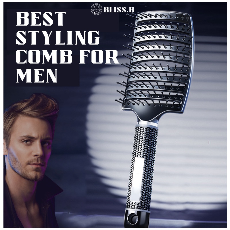 BLISS.B Curve Vent Comb Large Styling Tik Tok Sikat Bergaya | Shopee ...
