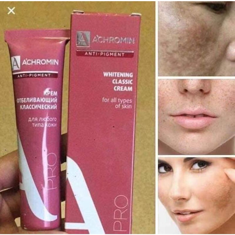 Russian Achromin Melasma Cream - Blurred Melasma, Primer, Freckles, New ...