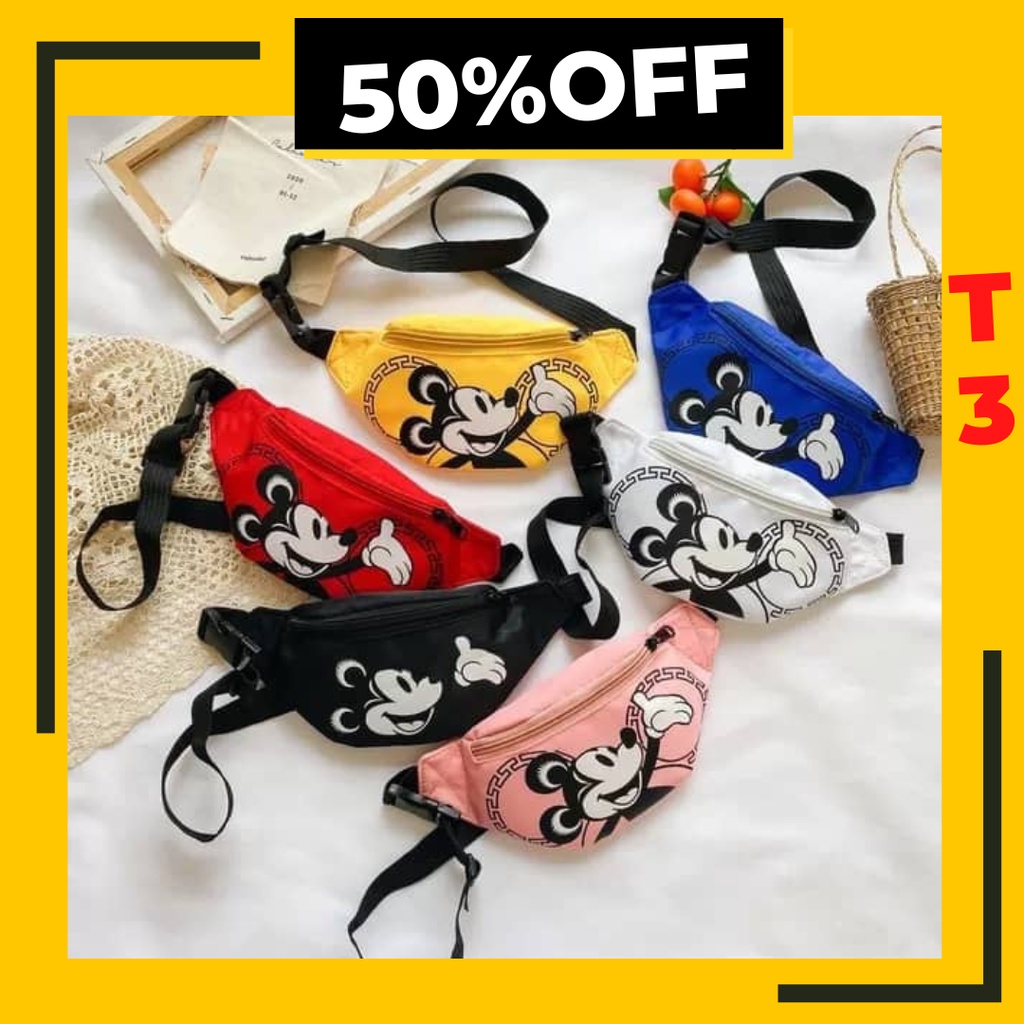 𝗠𝗜𝗖𝗞𝗬 𝗠𝗢𝗨𝗦𝗘 𝗖𝗛𝗜𝗟𝗗𝗥𝗘𝗡 𝗕𝗘𝗚 / Children' S Shoulder Sling Bag | Waist bag ...