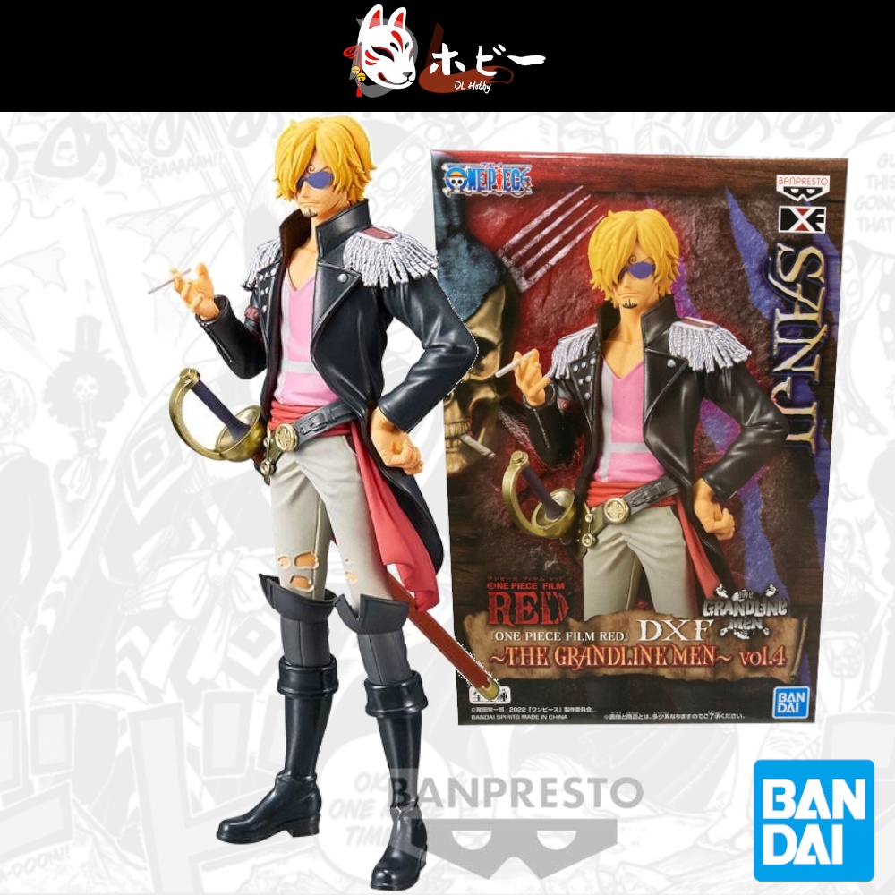 One Piece Sanji Film Red Vol. 4 DXF Banpresto Bandai Spirit Figure one ...