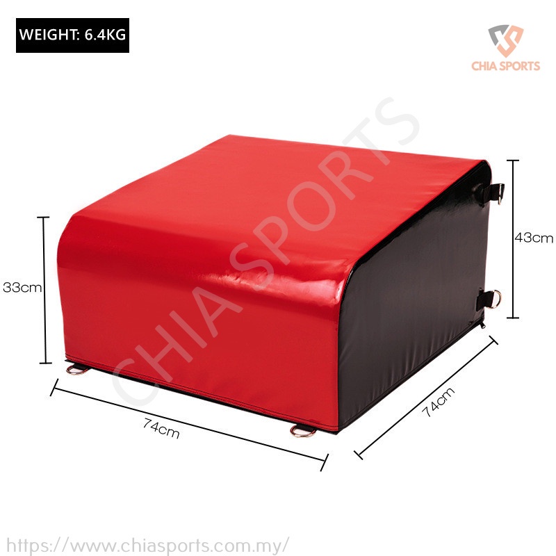 Hip Thrust Box Glute Bench Plyometric Stool Resistance Band Barbell ...