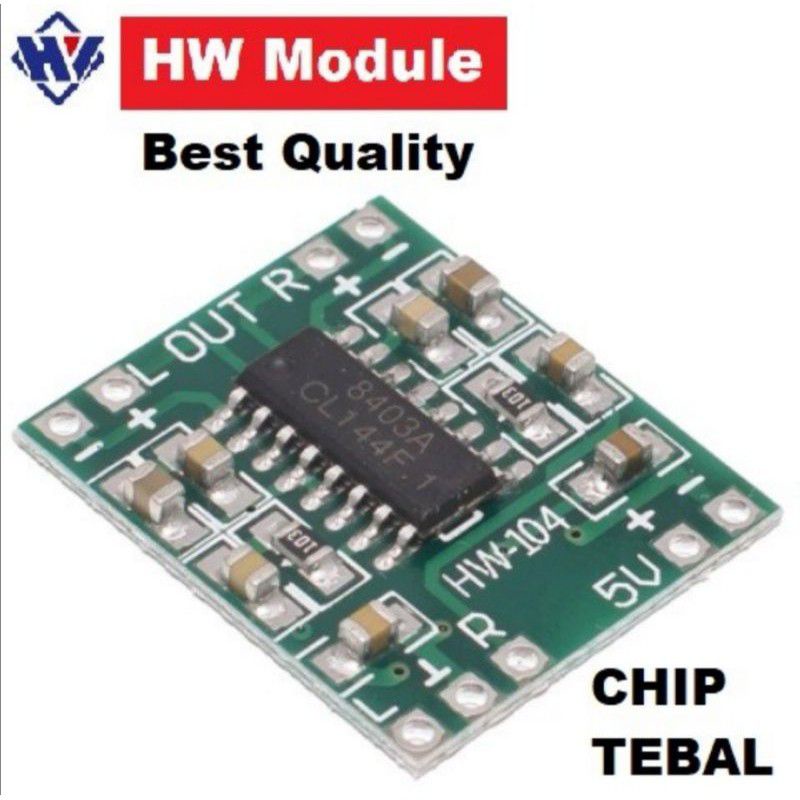 Pam 8403 (Original) 2x3 watt class D mini amplifier kit | Shopee Malaysia