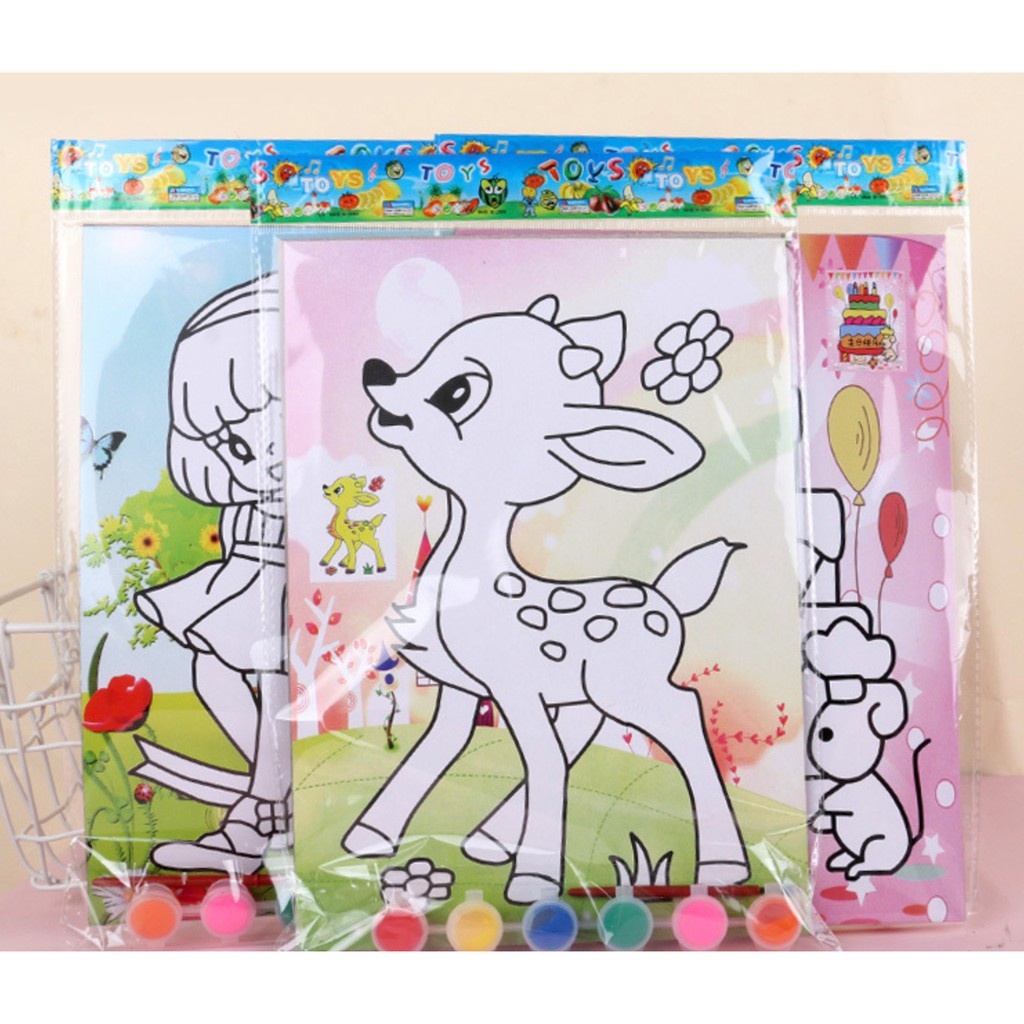 DIY Colouring Set with Free 6 Colour | Shopee Malaysia