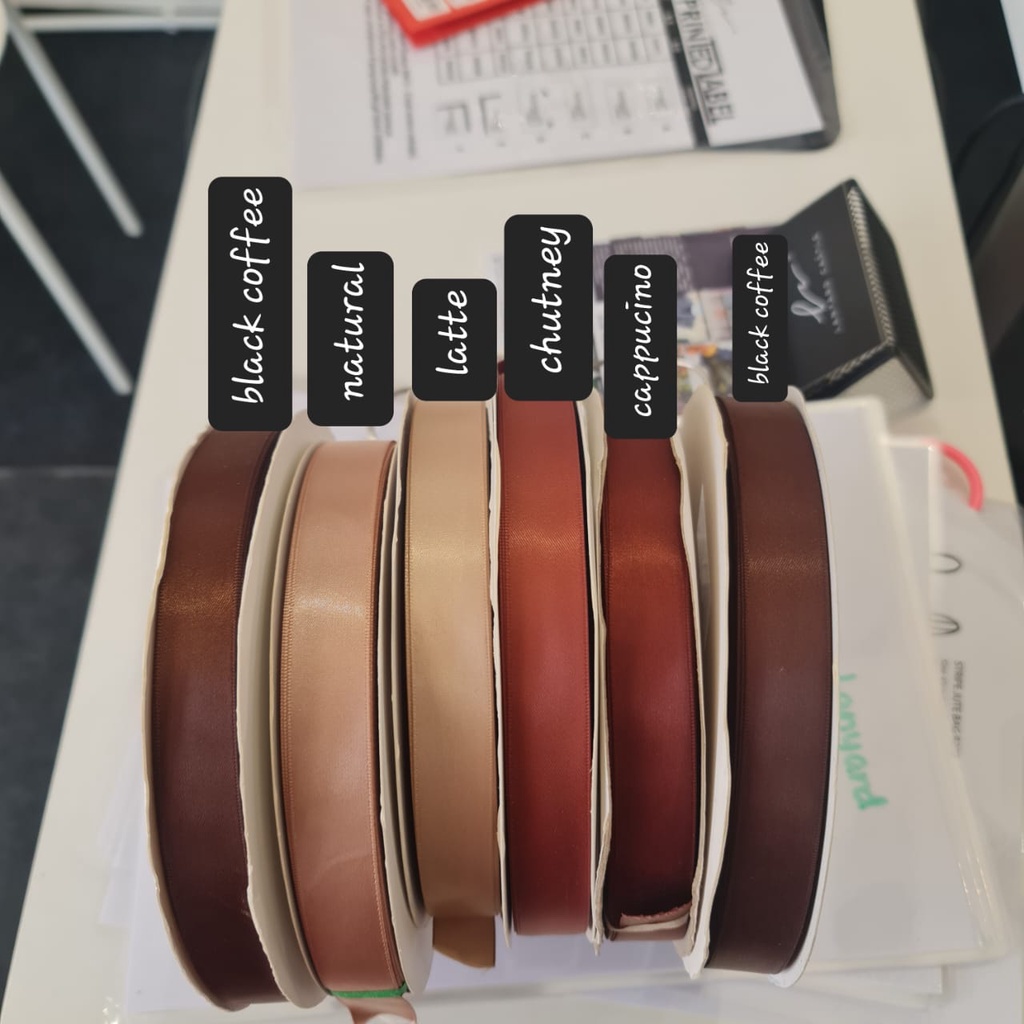 Custom Decorative ribbon BROWN Color Gift Ribbon 25 yards per roll Hot ...