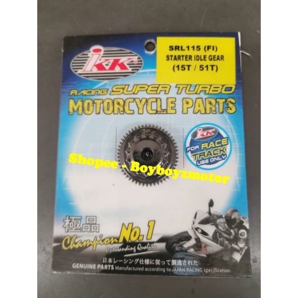 YAMAHA SRL110 SRL115 SRL115 FI Starter Idle Gear (RACING) IKK | Shopee ...