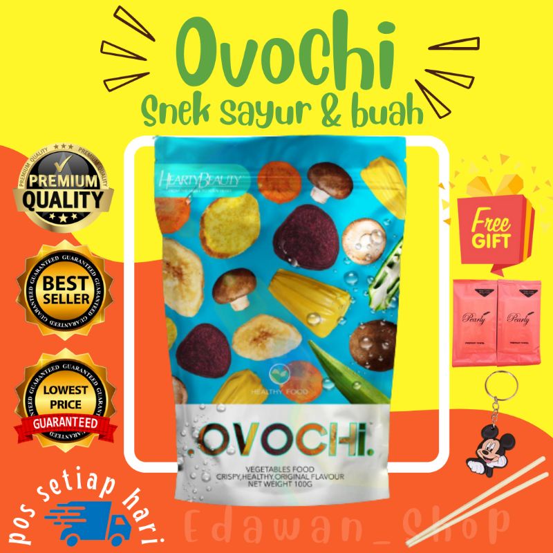 OVOCHI/SNEK SIHAT/KEREPEK SAYURAN & BUAHAN🍌🥦🥕🍆🥑🍄 | Shopee Malaysia