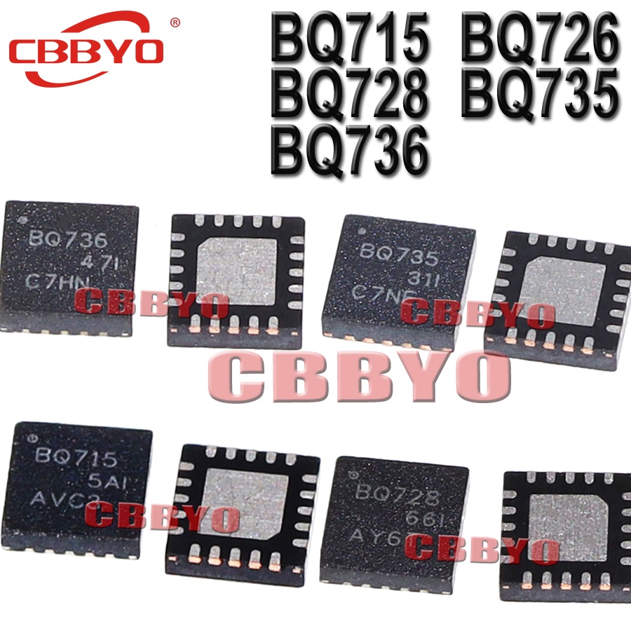 ((5piece) Brand New BQ715 BQ726 BQ728 BQ735 BQ736 BQ24715 BQ24726 ...