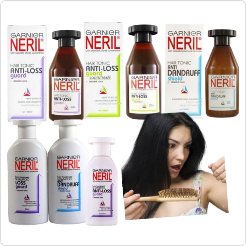 Garnier Neril Hair Tonic& Shampoo | Shopee Malaysia