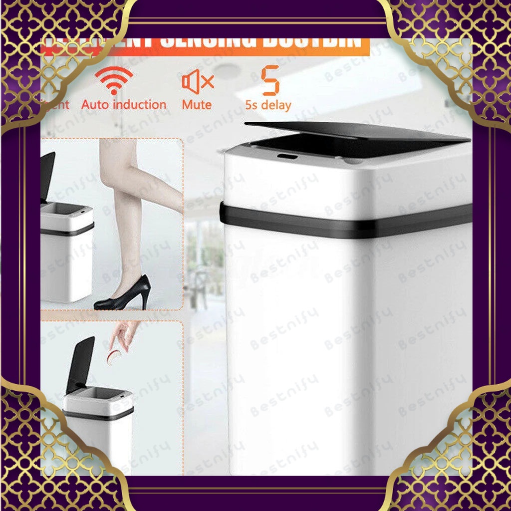 BST READYSTOCK Smart Dustbin Sensor Trash Bin Automatic Opening Dustbin ...