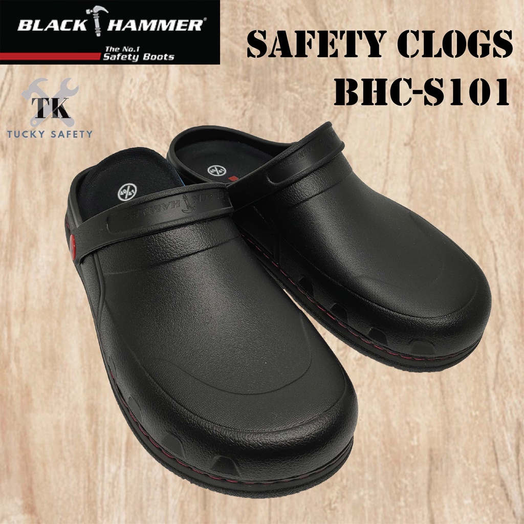 Black Hammer Black Safety Clogs (No Steel Toe) BHC-S101 | Shopee Malaysia