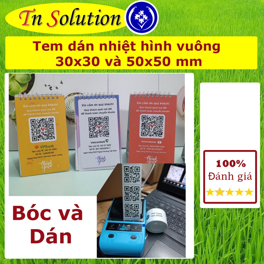 Qr code printing paper for 30x30, 50x50 sizes for businesses that ...