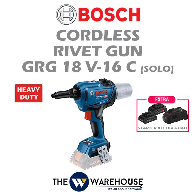 Bosch GRG18V-16C Cordless Riveter GRG 18V-16 C | Shopee Malaysia