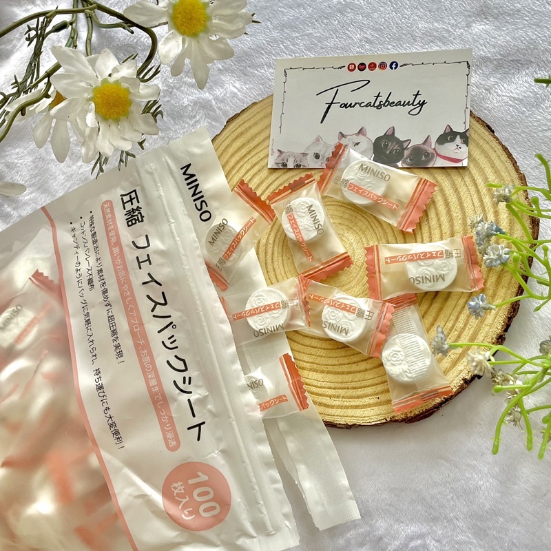 (10 Tablets) Miniso Face Lotion Sheet 10Pcs | Shopee Malaysia