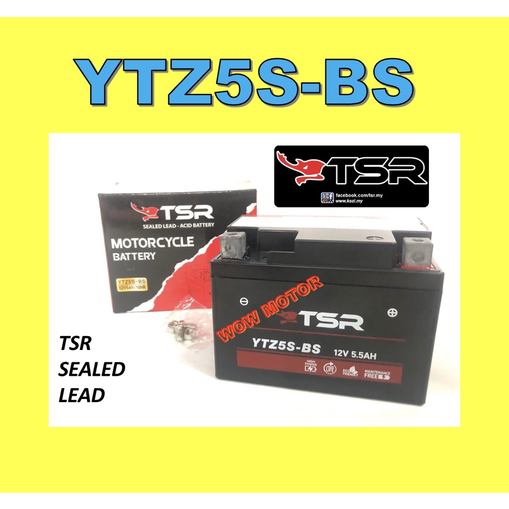 YTZ5S MF BATTERY TSR GTZ5S SEALED LEAD BATTERY TSR YTZ5S-BS MF SEALED ...