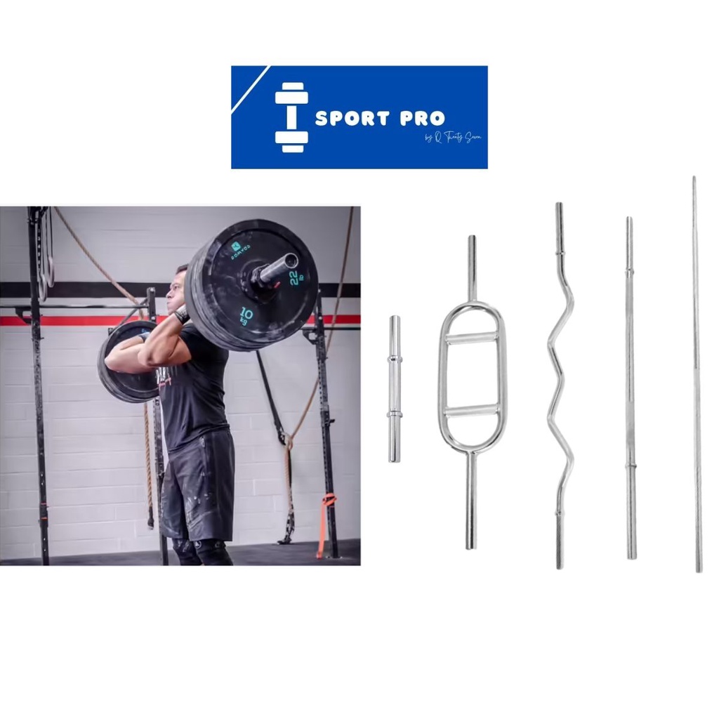 Decathlon / Weight Training Bar / Curl Bar / Tricep Bar / Corength ...
