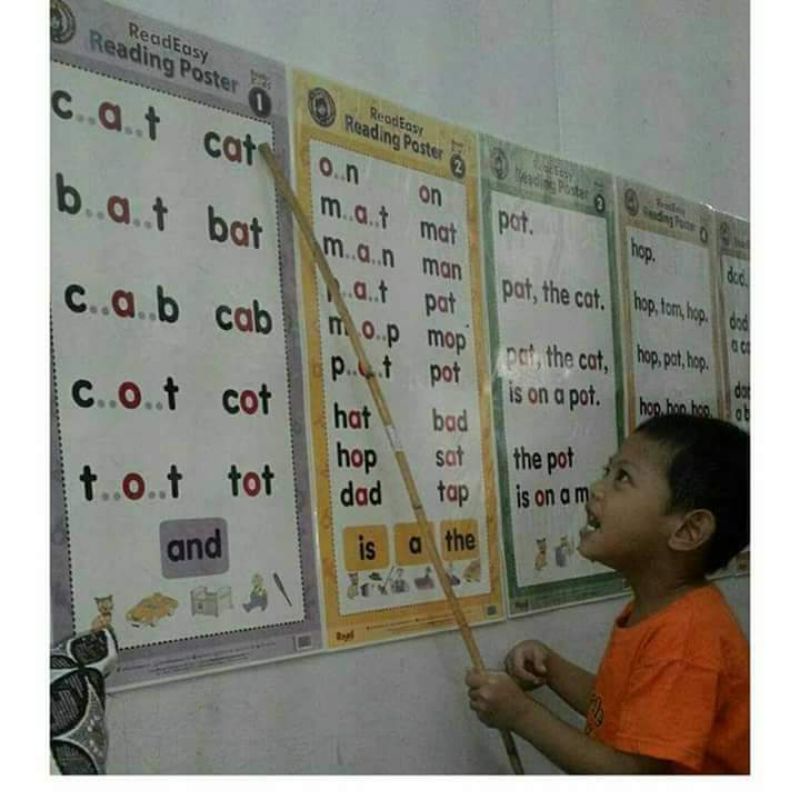 Poster Belajar Membaca | Shopee Malaysia